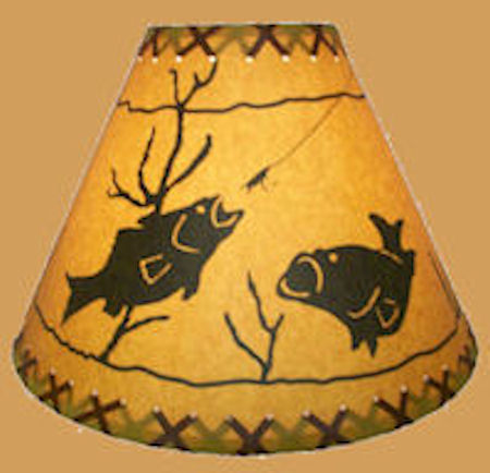 18" FISH LAMP SHADE | Texas Lamp Parts