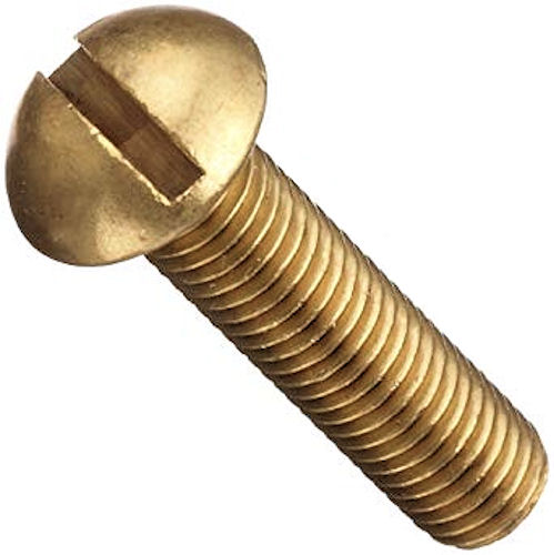 1/2" NICKEL KNURLED SCREW 8-32 THREAD | Texas Lamp Parts